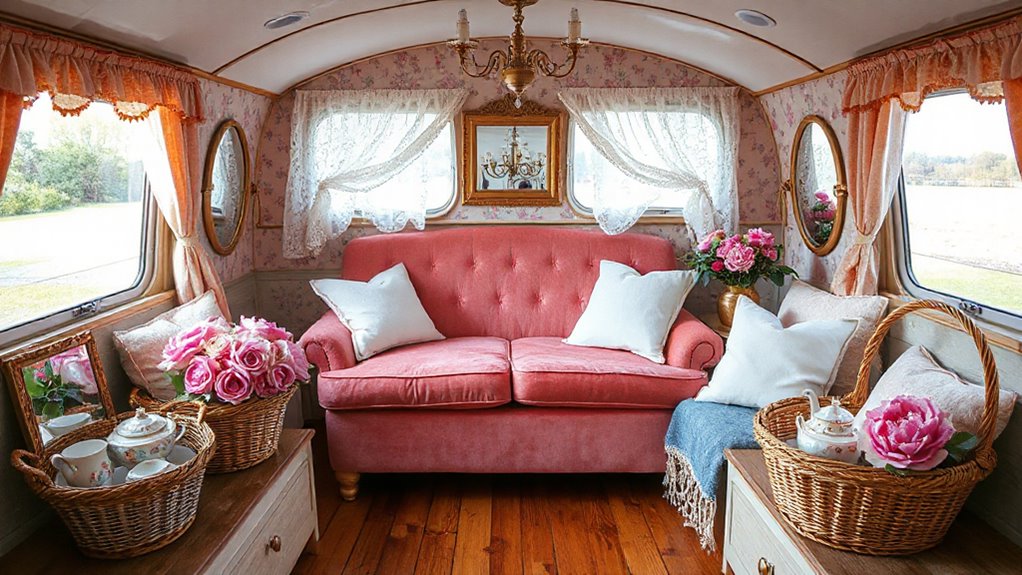 25 Girly Vintage Camper Interior That Feel Like a Glam Retreat