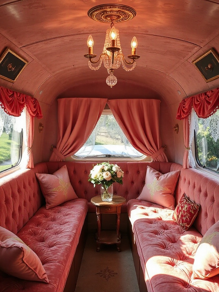 25 Girly Vintage Camper Interior That Feel Like a Glam Retreat