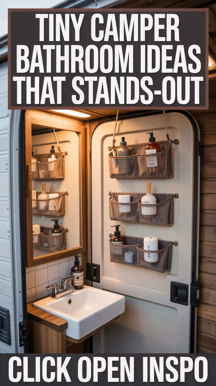 17+ Clever Camper Bathroom Organization Tricks From Travelers in ...