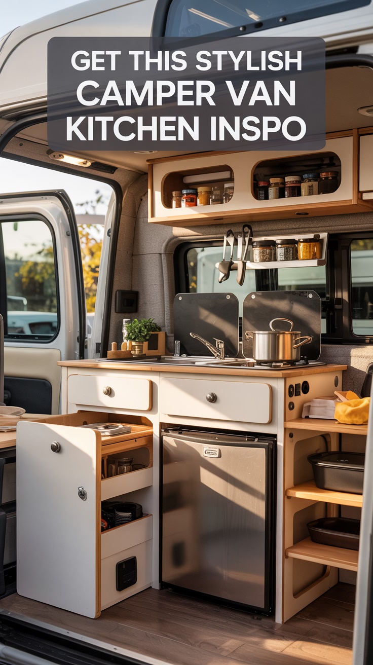 16+ Camper Kitchen Storage Ideas Loved by RVers in Lancaster ...