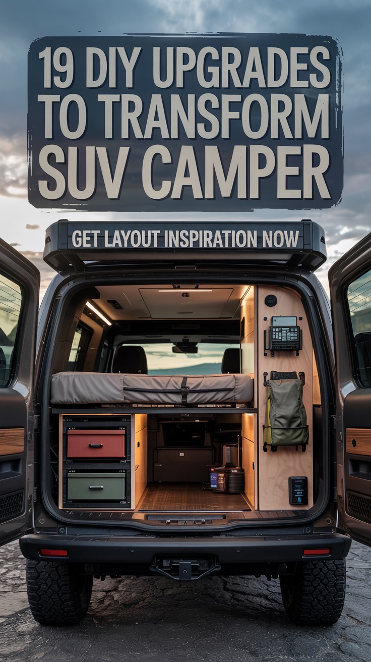 19 DIY Upgrades to Transform Your Suv Camper