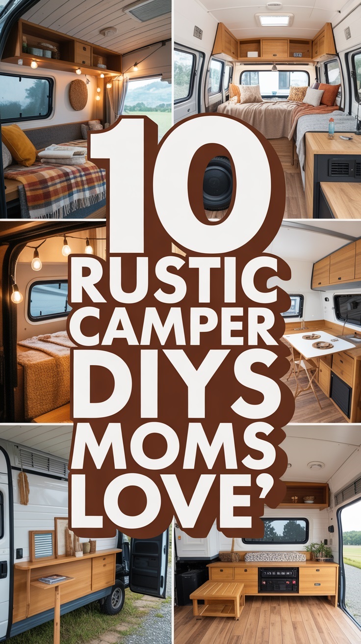 DIY Rustic Camper Remodel Projects for Crafty Moms