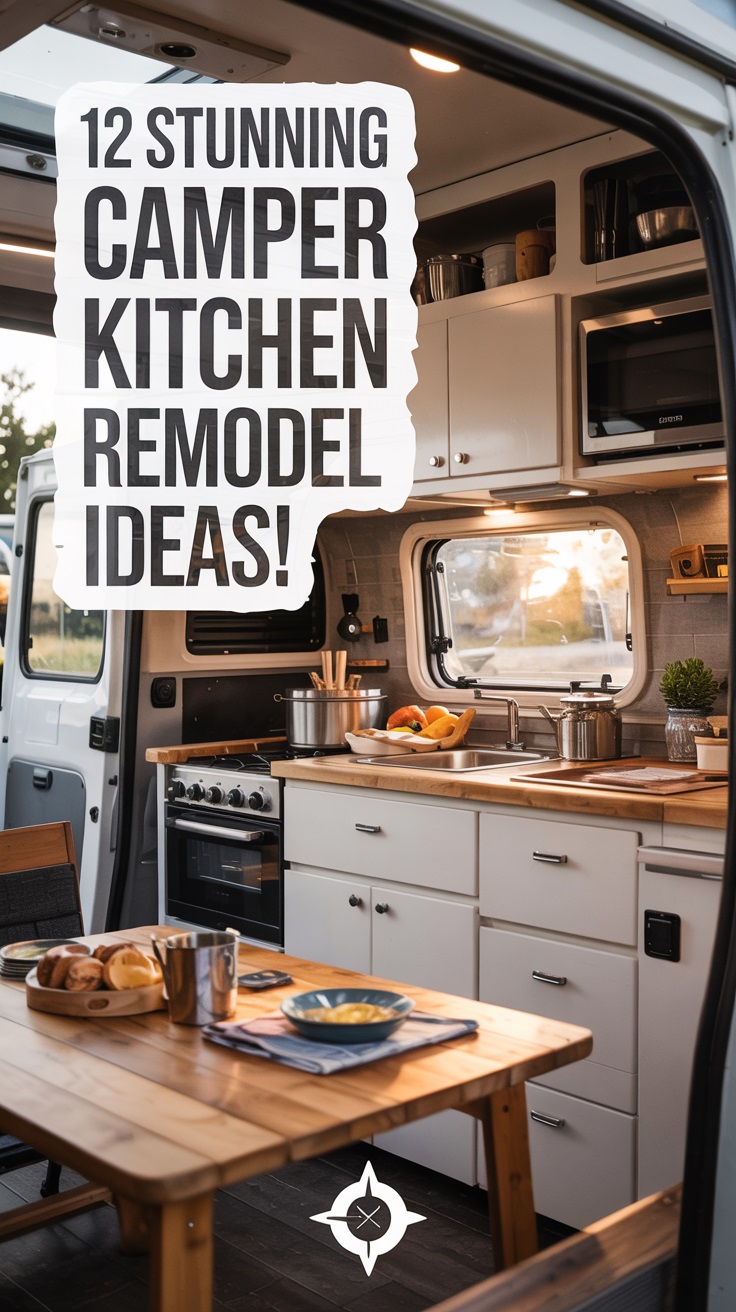 12 Stunning Camper Kitchen Remodel Ideas by Color & Style