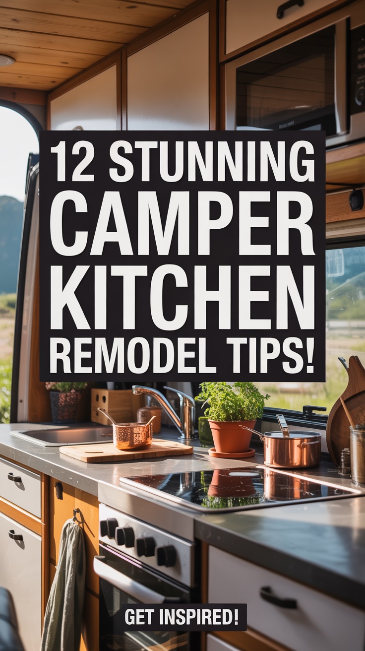 12 Stunning Camper Kitchen Remodel Ideas by Color & Style