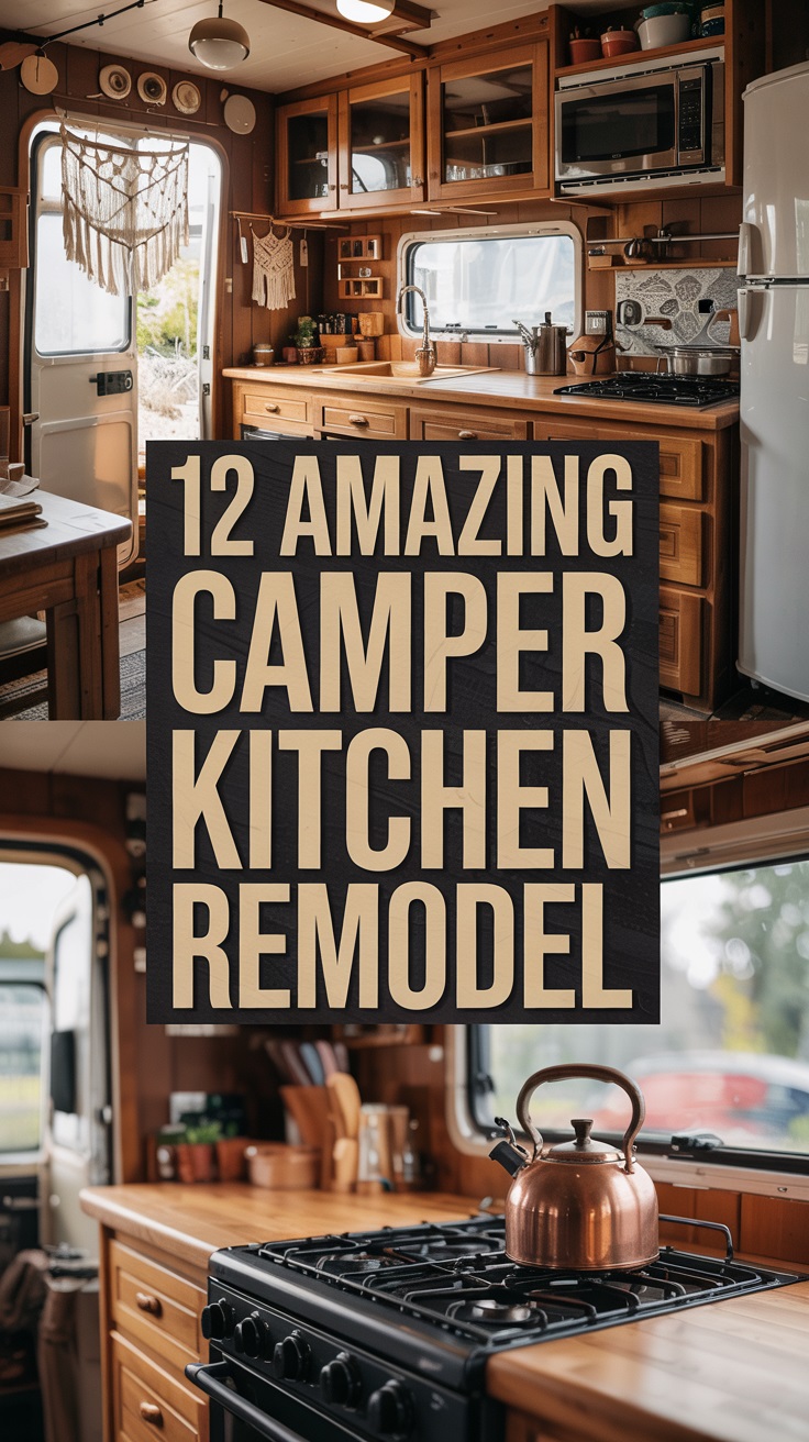 12 Stunning Camper Kitchen Remodel Ideas by Color & Style