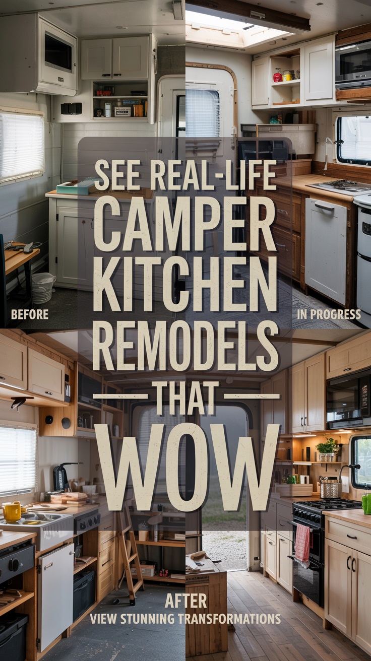 12 Stunning Camper Kitchen Remodel Ideas by Color & Style