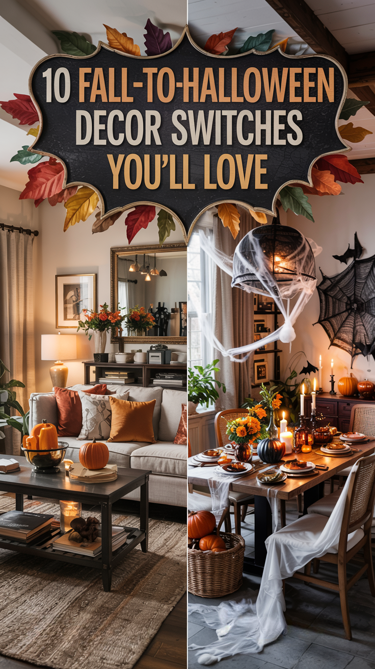 10 Easy Ways to Shift From Fall to Halloween Decor Without Starting Over