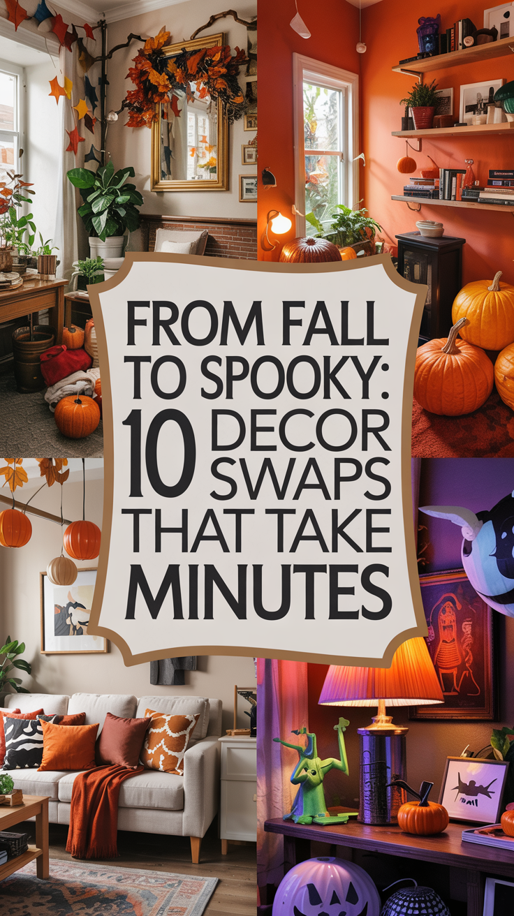 10 Easy Ways to Shift From Fall to Halloween Decor Without Starting Over