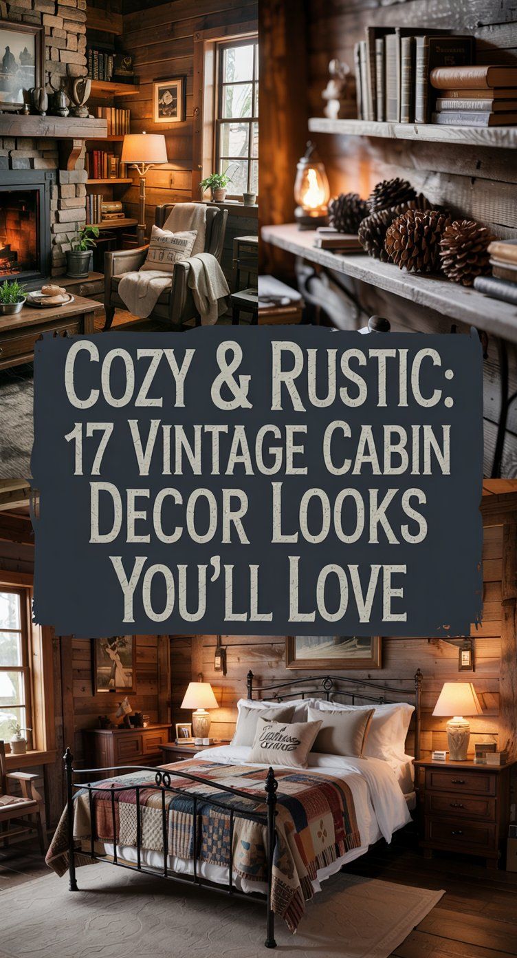 17 Small Vintage Cabin Decor Ideas That Maximize Charm